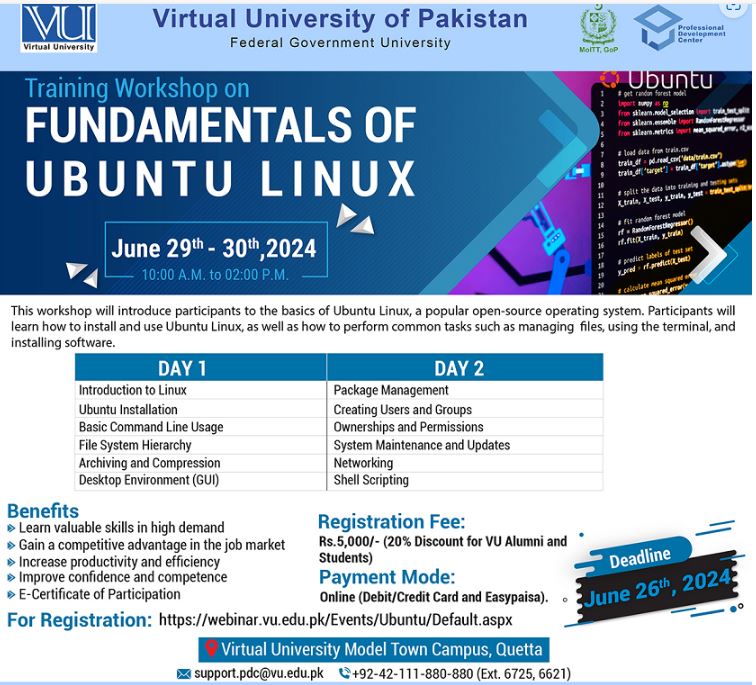 VU Bits And Bytes Of Computer Networking Training